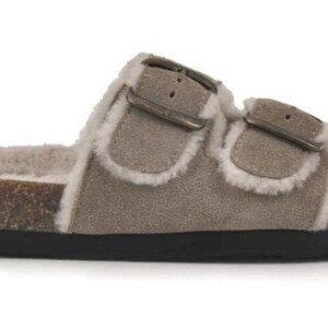 2 Pair of Fur Line Sandals - Etsy