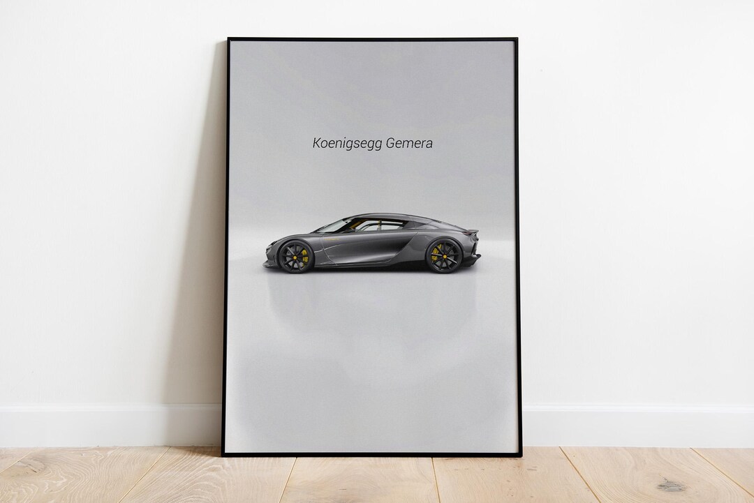 Koenigsegg Gemera Car Poster: Supercar Wall Art (digital File) - Etsy