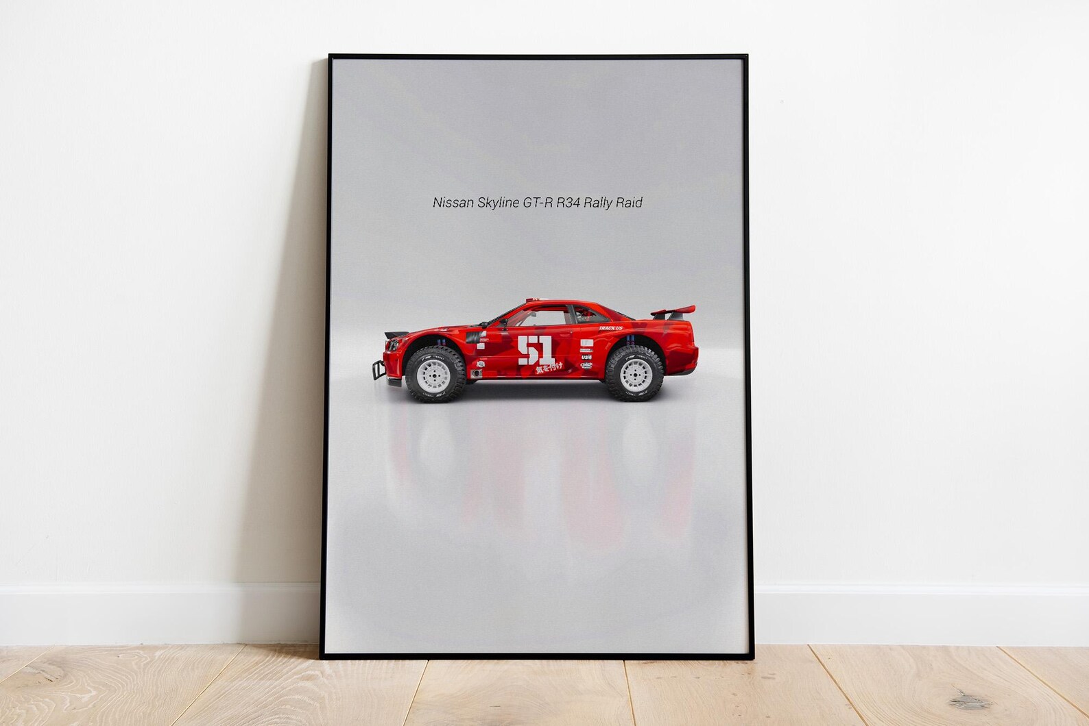 Nissan Skyline GT-R R34 Rally Raid Car Poster (digital File) - Etsy