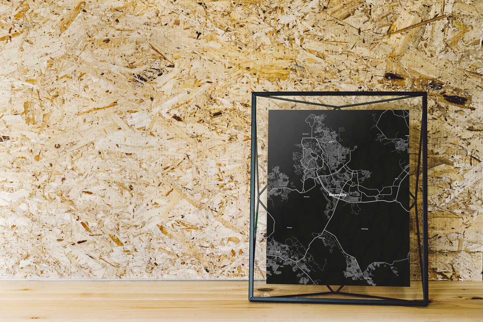Batam Map Print Batam Map Poster Batam Indonesia Wall Art Batam ...
