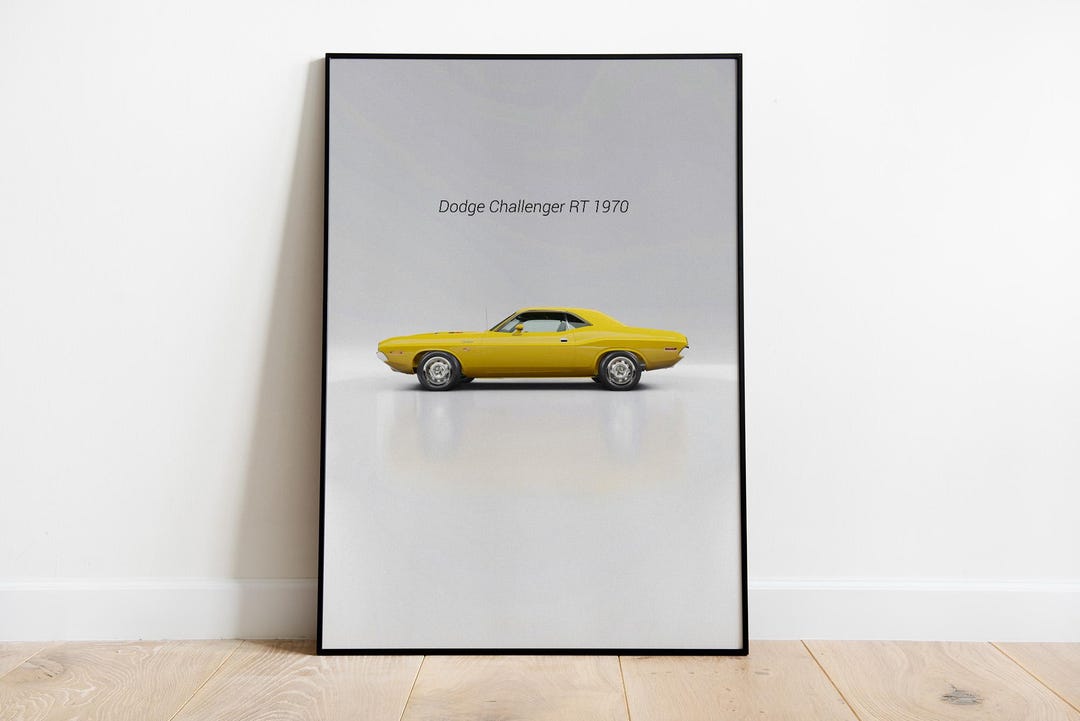 1970 Dodge Challenger RT Poster: Supercar Wall Art (digital File) - Etsy