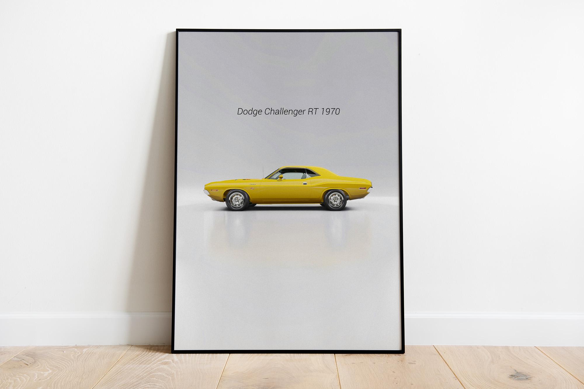 1970 Dodge Challenger RT Poster: Supercar Wall Art (digital File) - Etsy