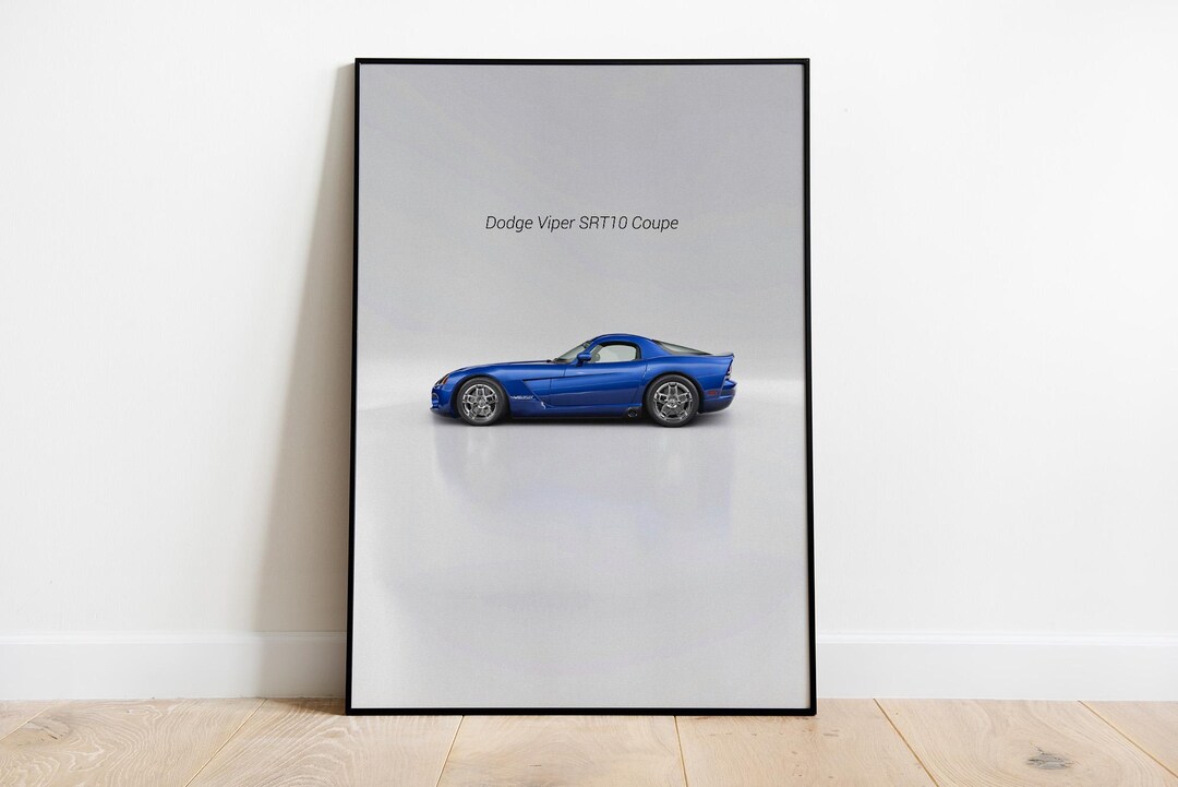 Dodge Viper SRT10 Coupe Poster: Supercar Wall Art (digital File) - Etsy