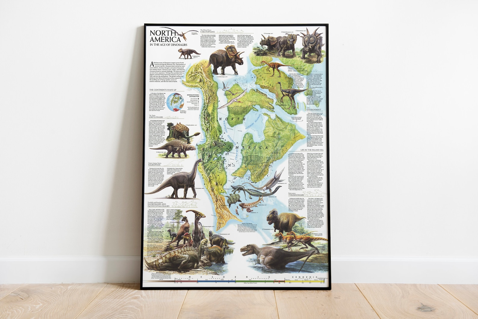 Dinosaur Print Dinosaur Poster Dinosaurs Lovers Dinosaur Gift Dinosaur ...