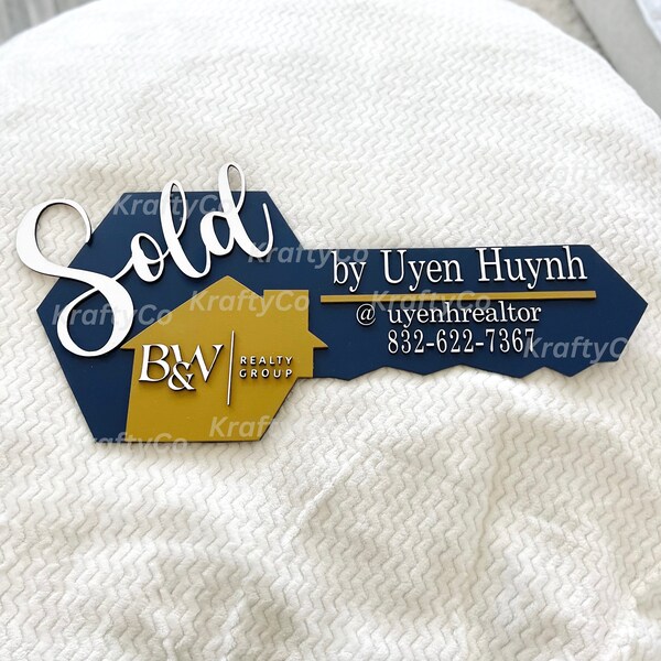 Sold Key Sign - Etsy