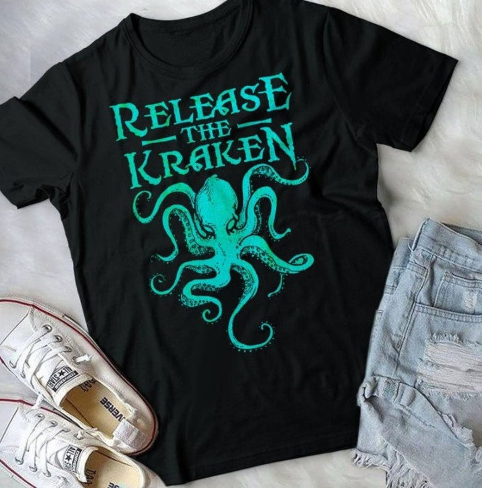Seattle Kraken T-shirt Unisex T-Shirt Release The Kraken | Etsy