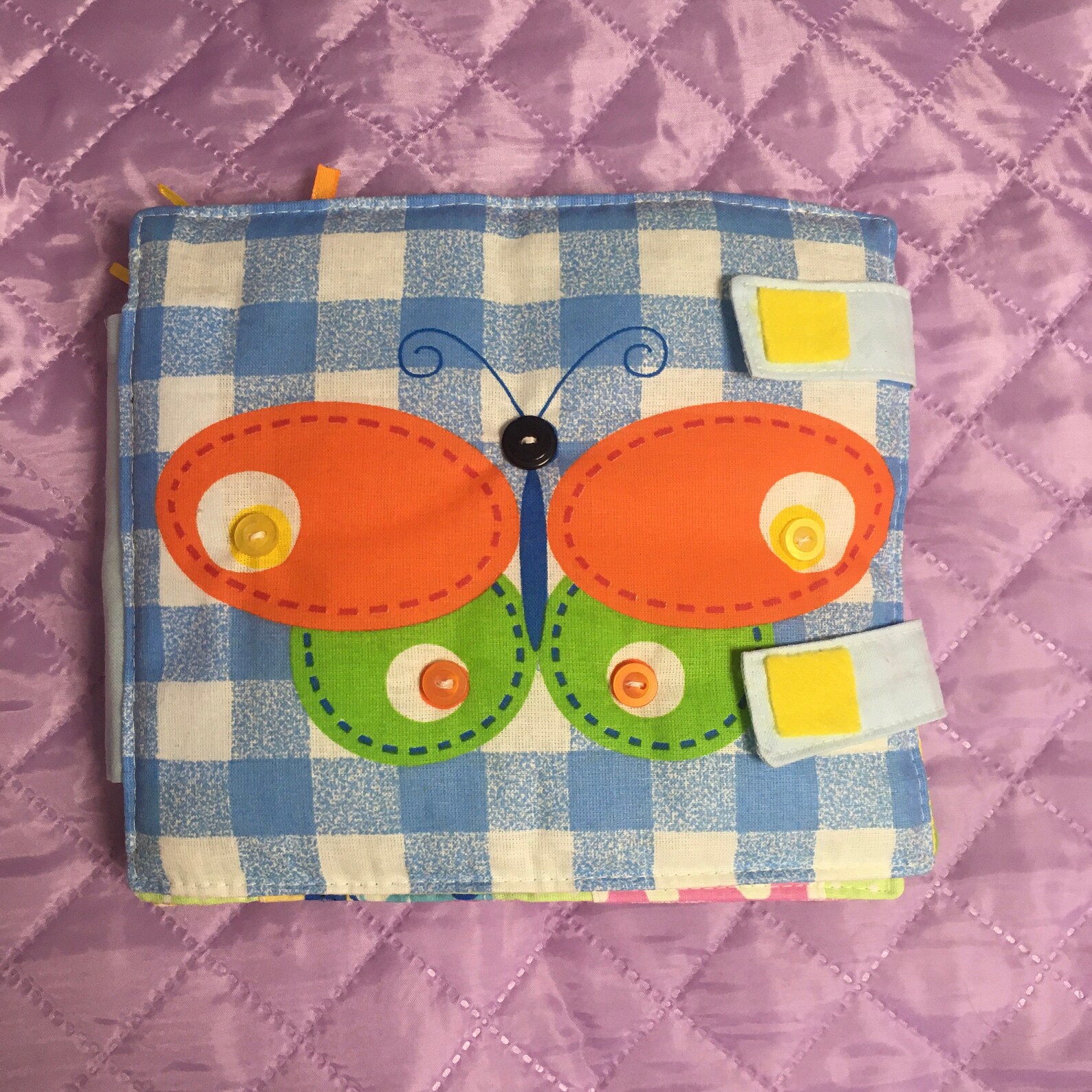 Sensory Educational Toy for Kids 1-4 years old Fabric | Etsy