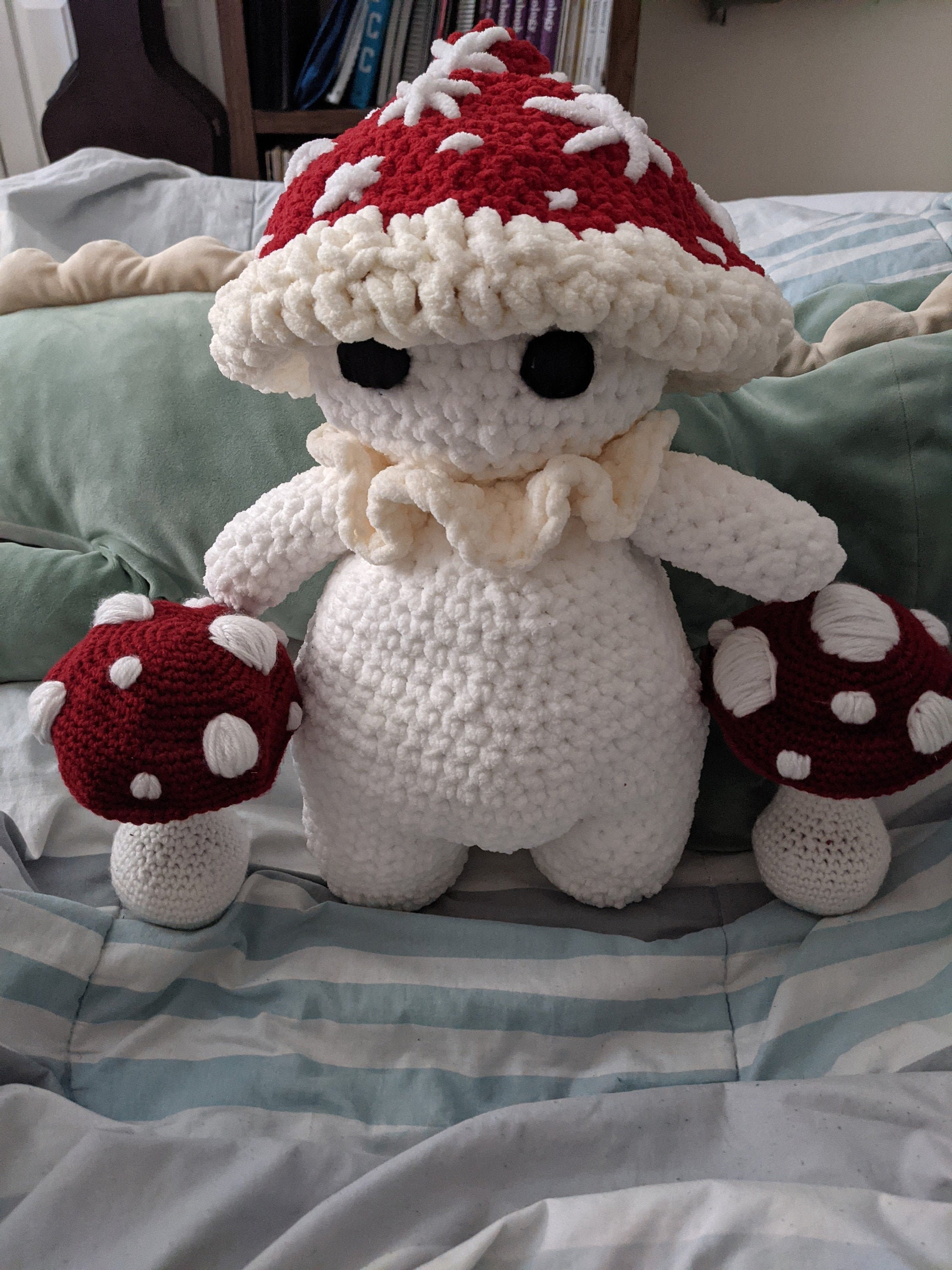 Fluffy Mushroom Plush - Etsy