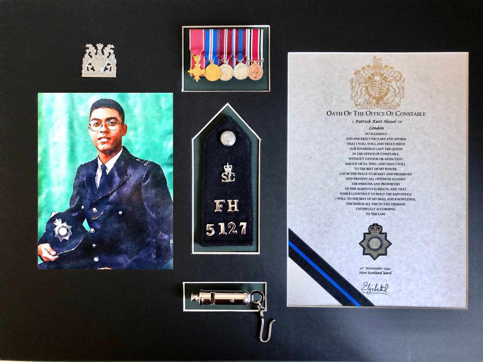 Custom Military Watercolour Portrait Personalise Army Navy - Etsy