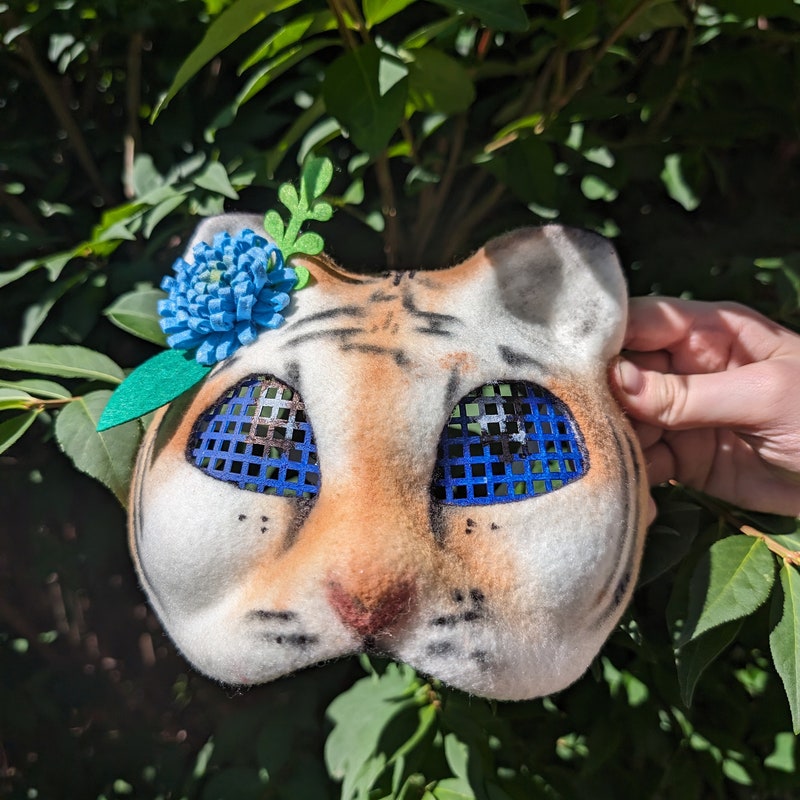 Tiger Therian Mask - Etsy