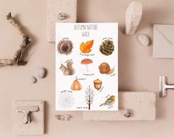 Nature Walk Scavenger Hunt Activity Bundle for Kids Nature - Etsy