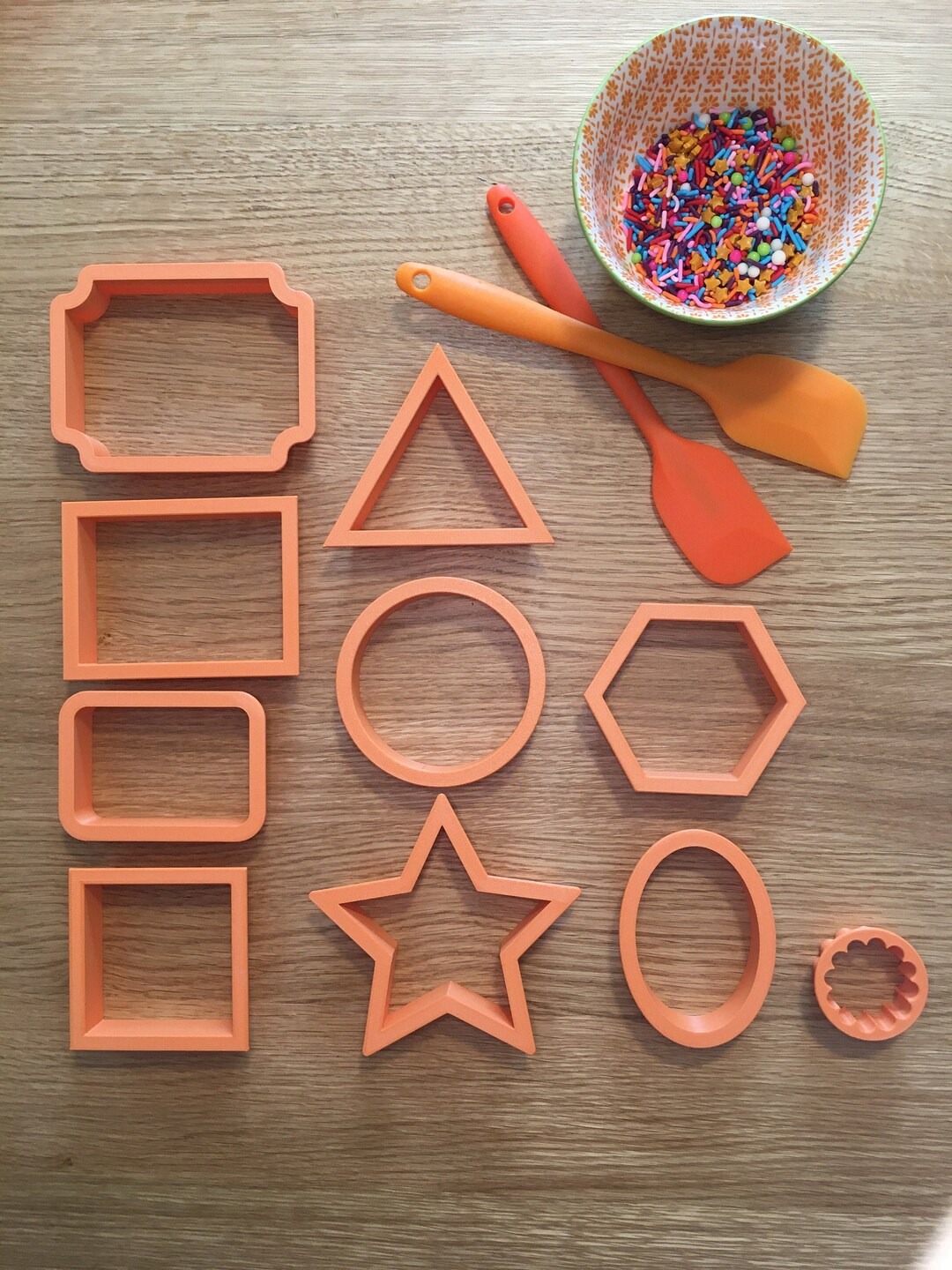 New Baker Cookie Cutter Gift Set, Basics Shapes Cookie or Fondant ...