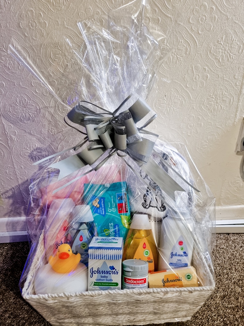 Deluxe Johnson's Baby Hamper / New Baby - Etsy UK