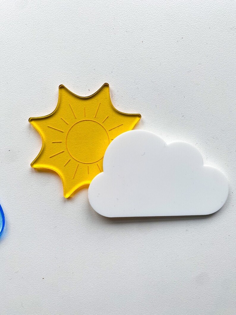 Weather Acrylic Pieces - Etsy