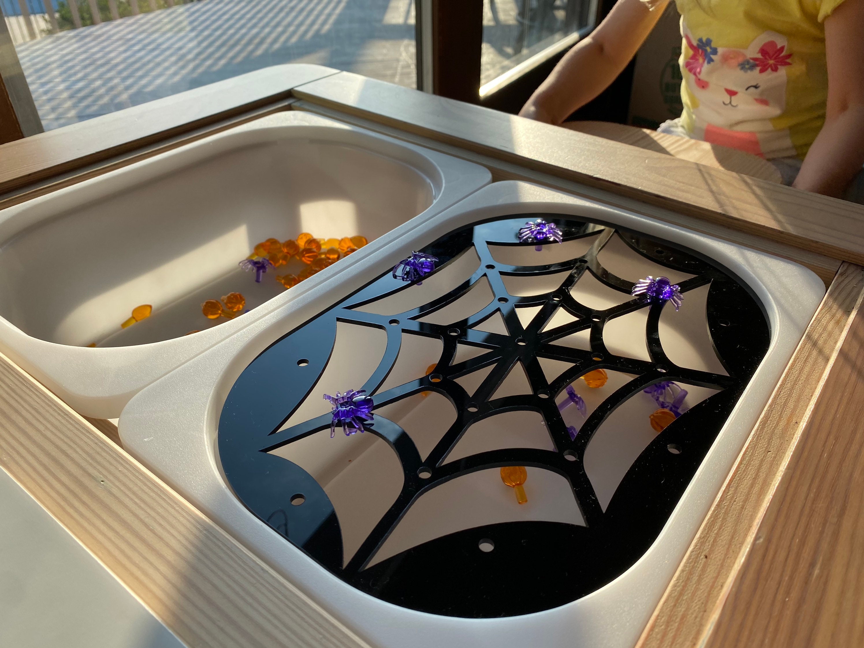 Spider Web Insert for Small Trofast Tub of Flisat Table Waldorf ...