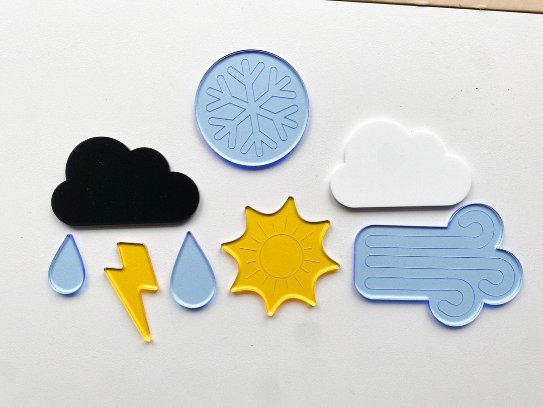 Weather Acrylic Pieces - Etsy