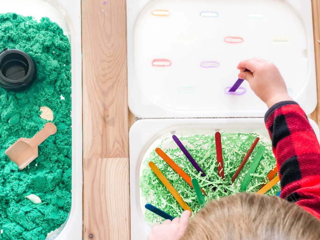 Craft Stick Insert for Trofast Bin of Flisat Table for Montessori ...