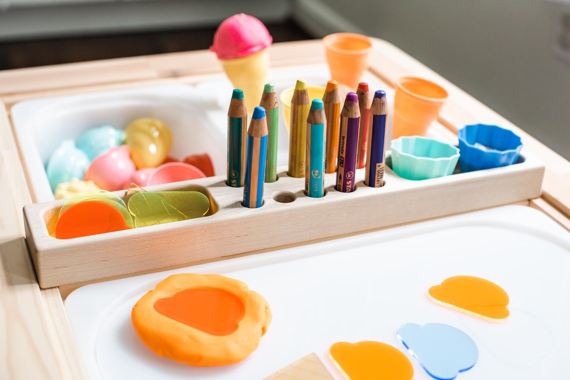 Tinker Art Tray for Flisat Table for Montessori Waldorf Toys Toddler ...