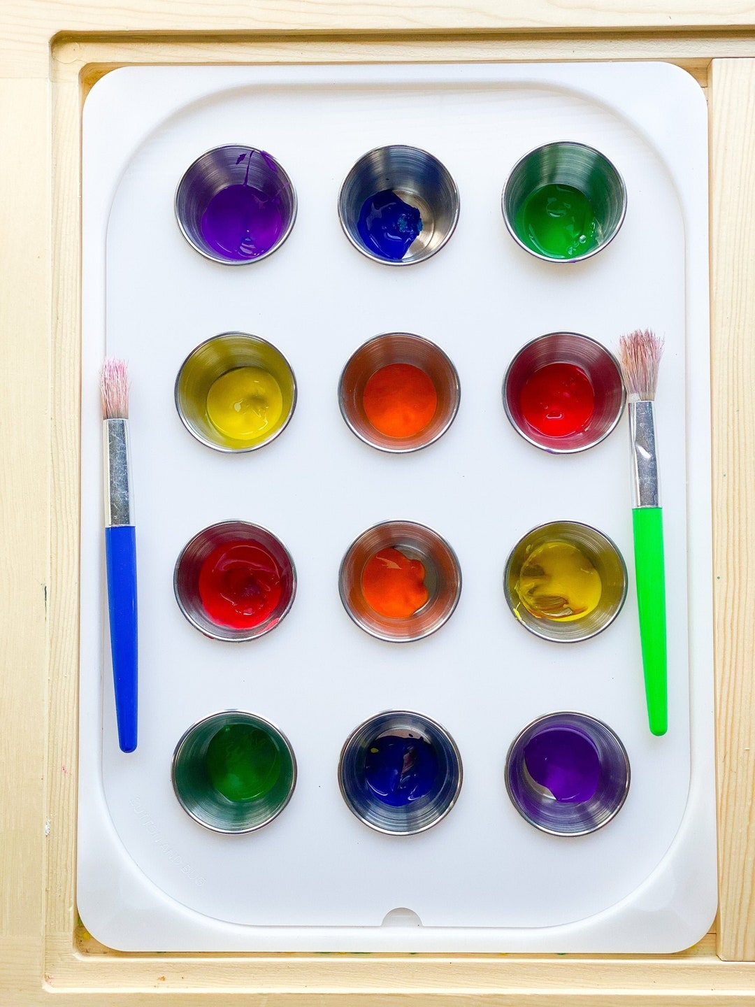 Tinker Cup Board for Trofast Bins of Flisat Style Tables Montessori ...