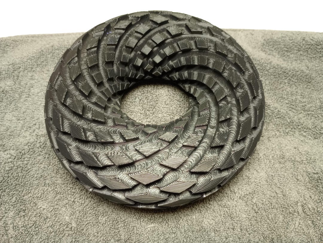 198mm 3D Print Rodin Torus Coil EMF Zero Point Energy Healing Orgone ...