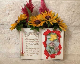 Ceramic Open Book | Etsy