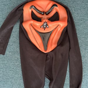 Vintage Halloween Scream Mask Costume/frankensteie Rubie's Costume ...