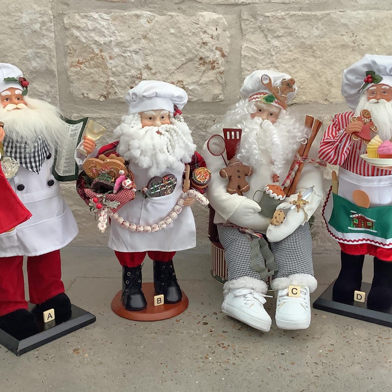Large Santa Dolls - Etsy