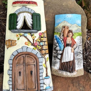 Vintage Beppe Buzzetta Clay Wall Tiles: Italian High Relief Art - Etsy