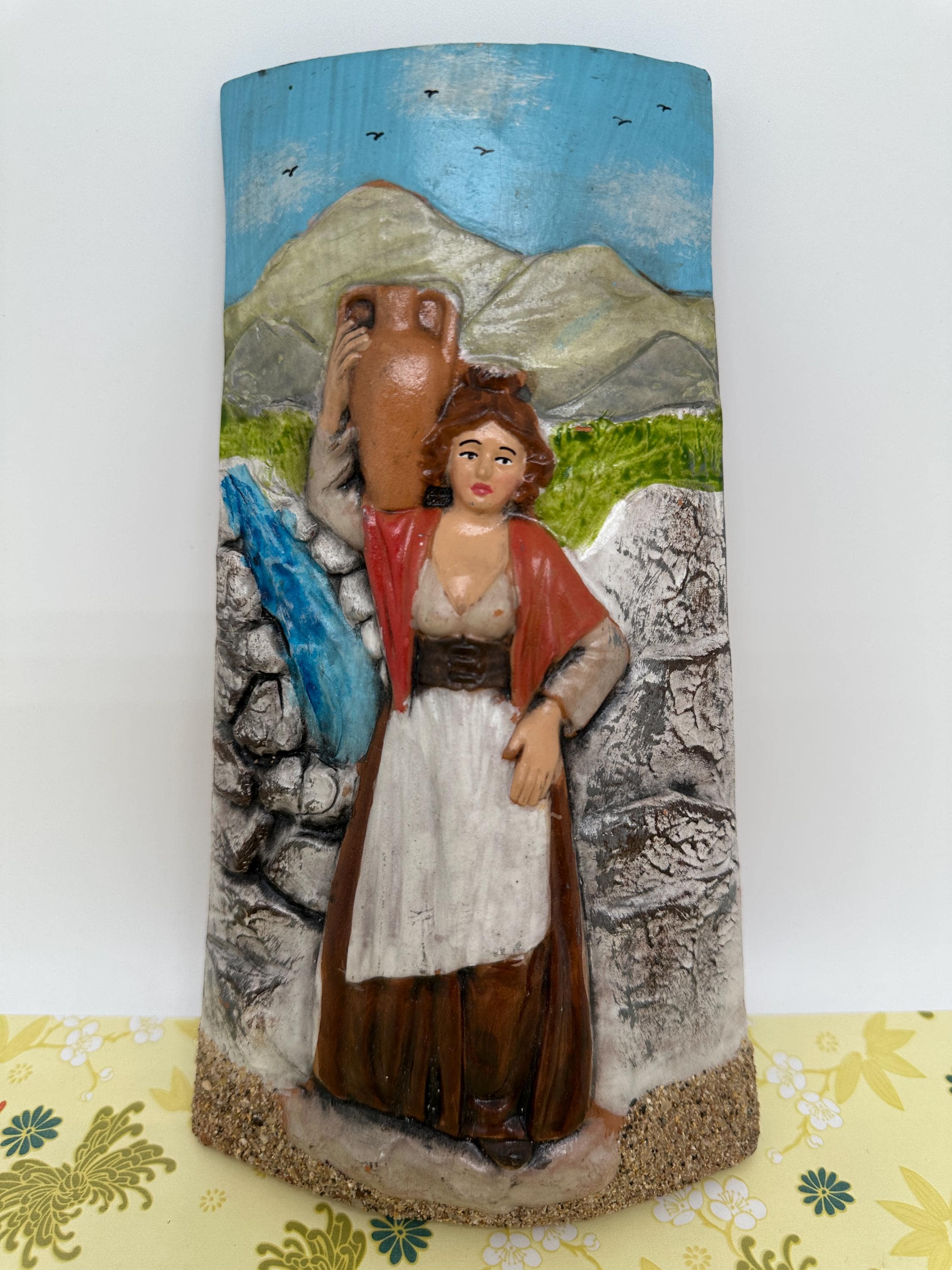 Vintage Beppe Buzzetta Clay Wall Tiles: Italian High Relief Art - Etsy