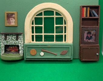 Fireplace Shadow Box - Etsy