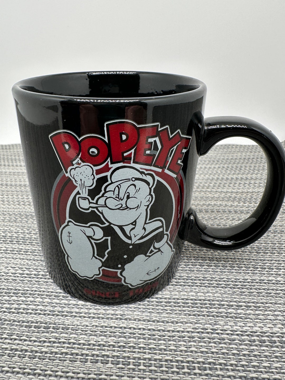 RARE! Popeye the Sailorman Coffee Mug/popeye Black Coffee Mug With ...
