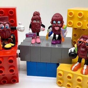 California Raisin Complete Set of Hardee's Restaurant 4th Issue Set ...