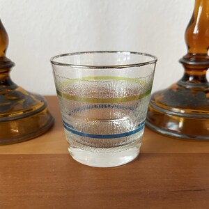 Vintage Libbey Glassware Set/mcm Cocktail Glasses/green, Blue & Frosted ...