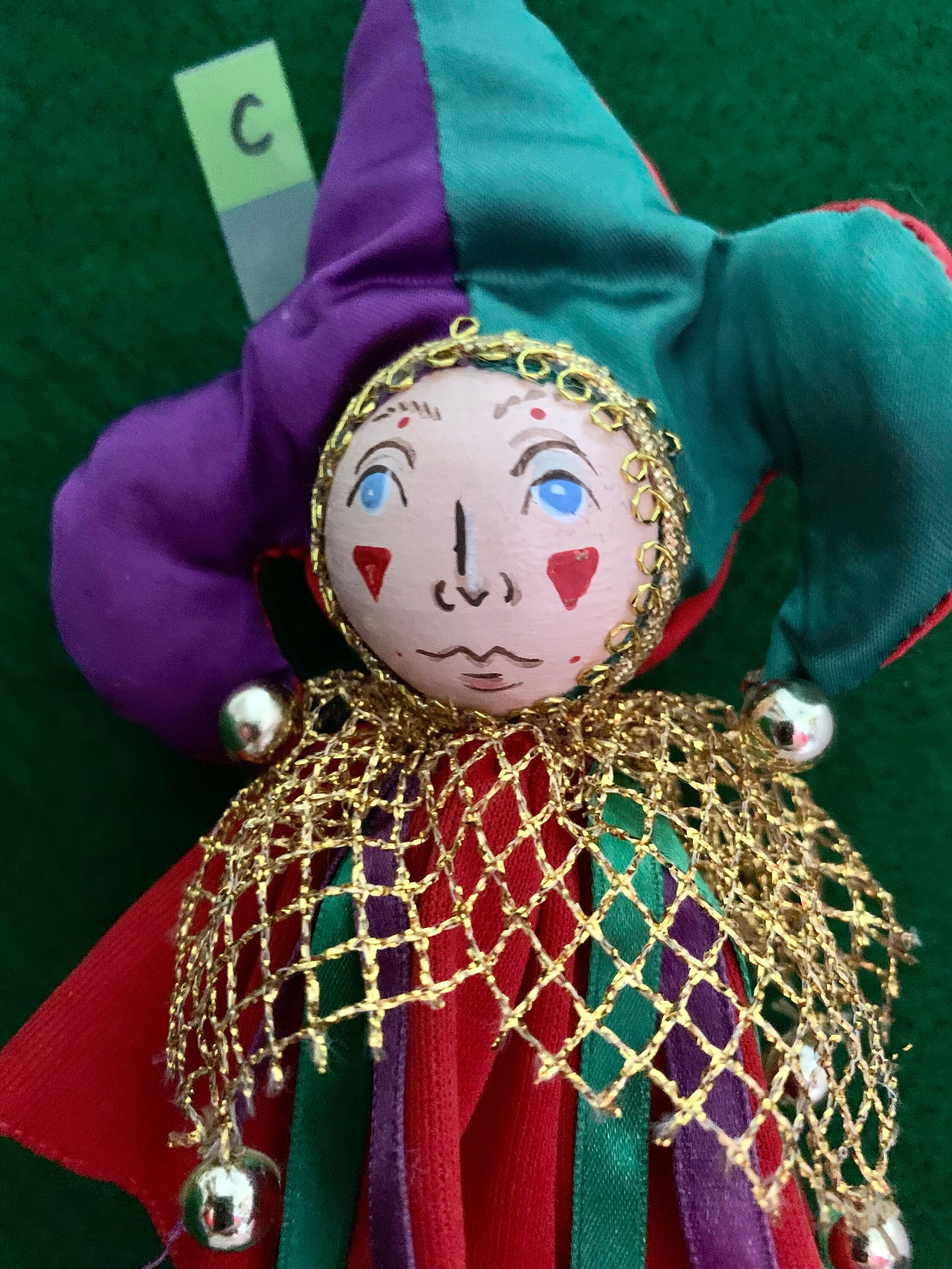 Vintage Christmas Ornaments/regal or Home Spun/jester - Etsy