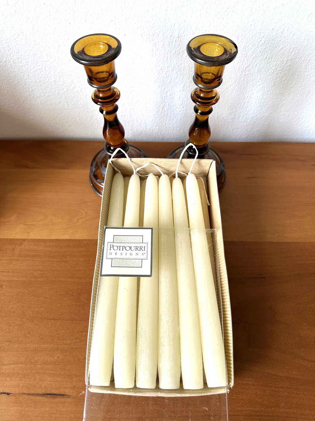 Set of 12 Textured String Candles/vintage Potpourri Designs Sears 10 ...