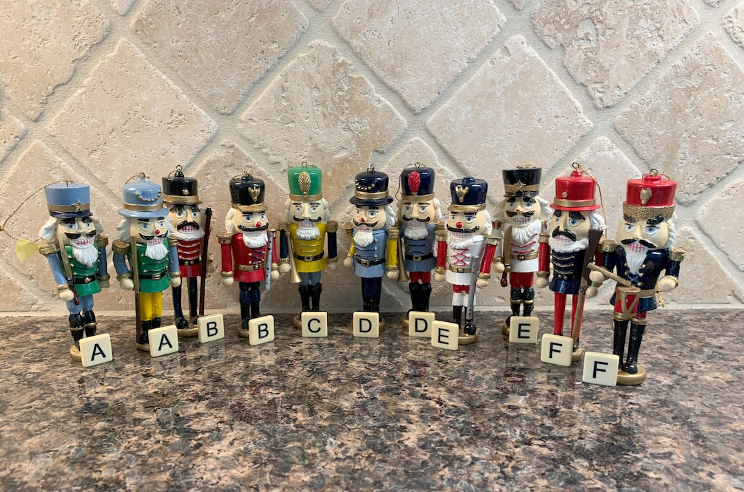 Choice of Vintage Nutcracker Soldiers/hand Painted Molded Nutcracker Soldiers With Drums, Bugles ...