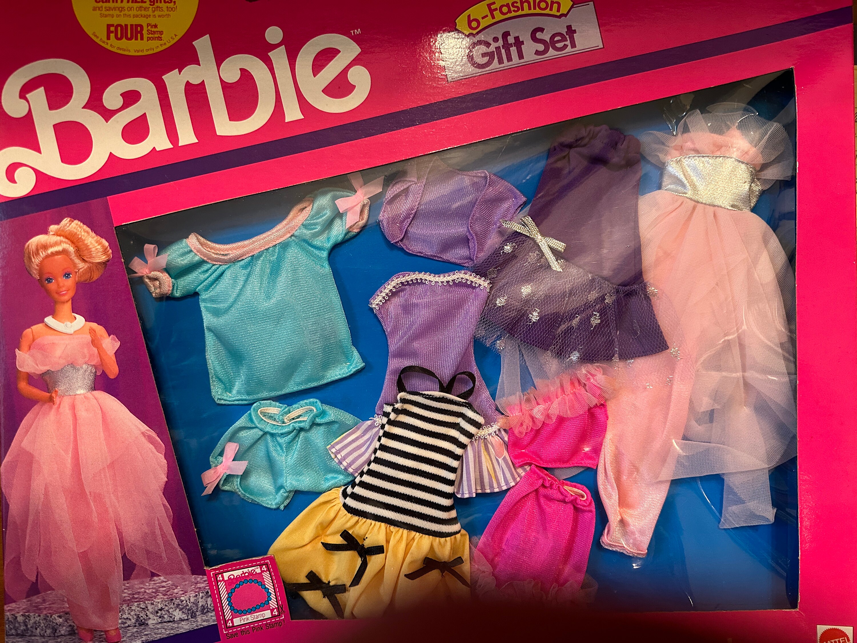 Rare 1990 Barbie 6-outfit Clothing Set: Never Opened, Collectible - Etsy