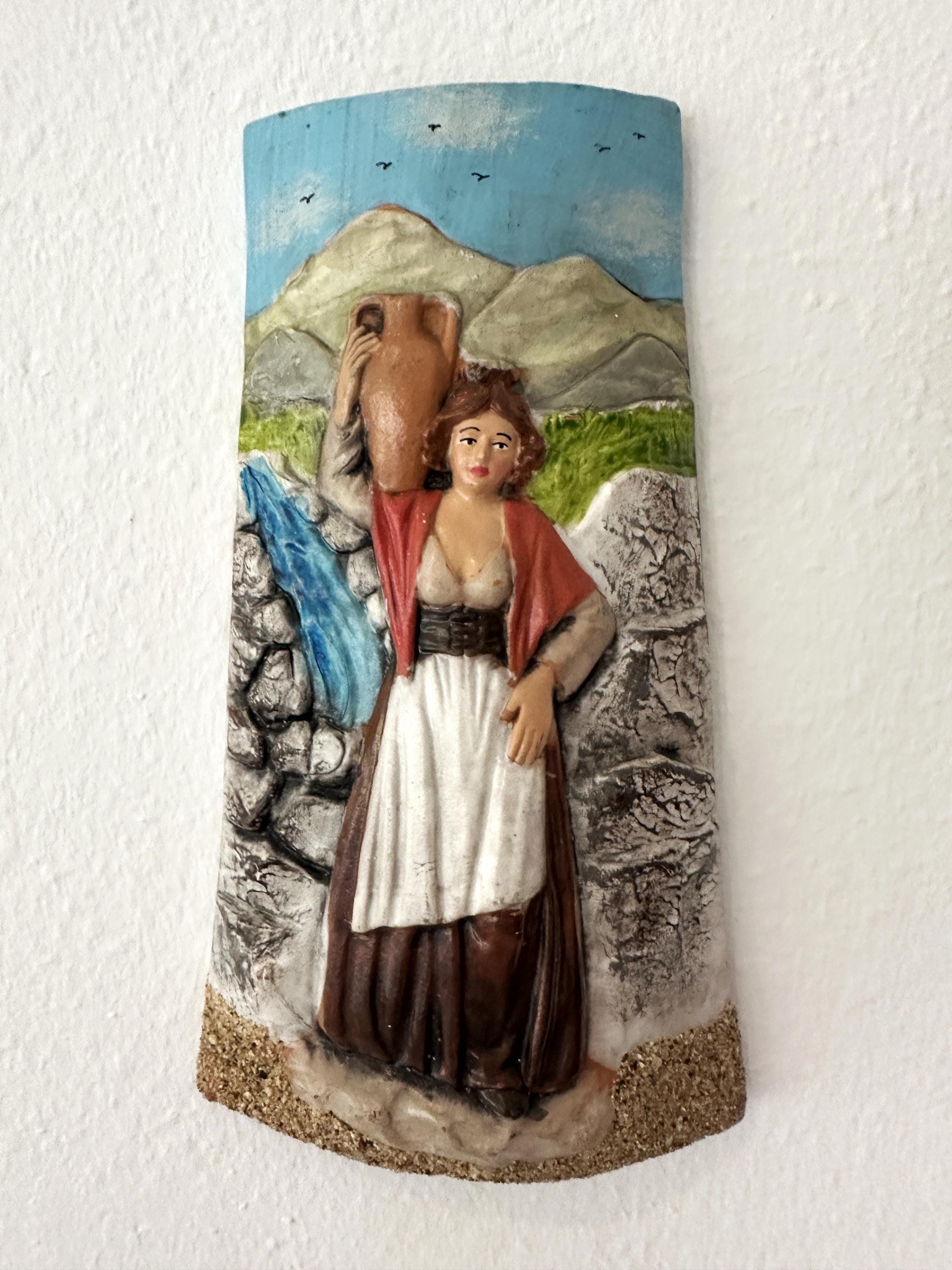 Vintage Beppe Buzzetta Clay Wall Tiles: Italian High Relief Art - Etsy