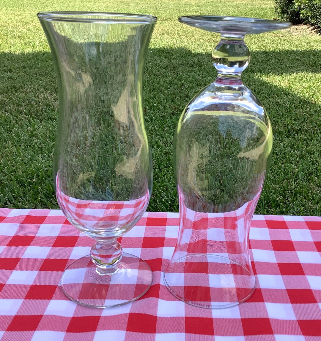 Vintage Hurricane Glasses/hurricane Glass Drink Parfait Dessert Glasses ...
