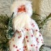Vintage Swinging Santa Ornament: Russ Berrie Wind Chime or Wooden Doll ...