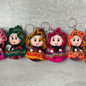 Peruvian/incan Girl Keychain - Etsy