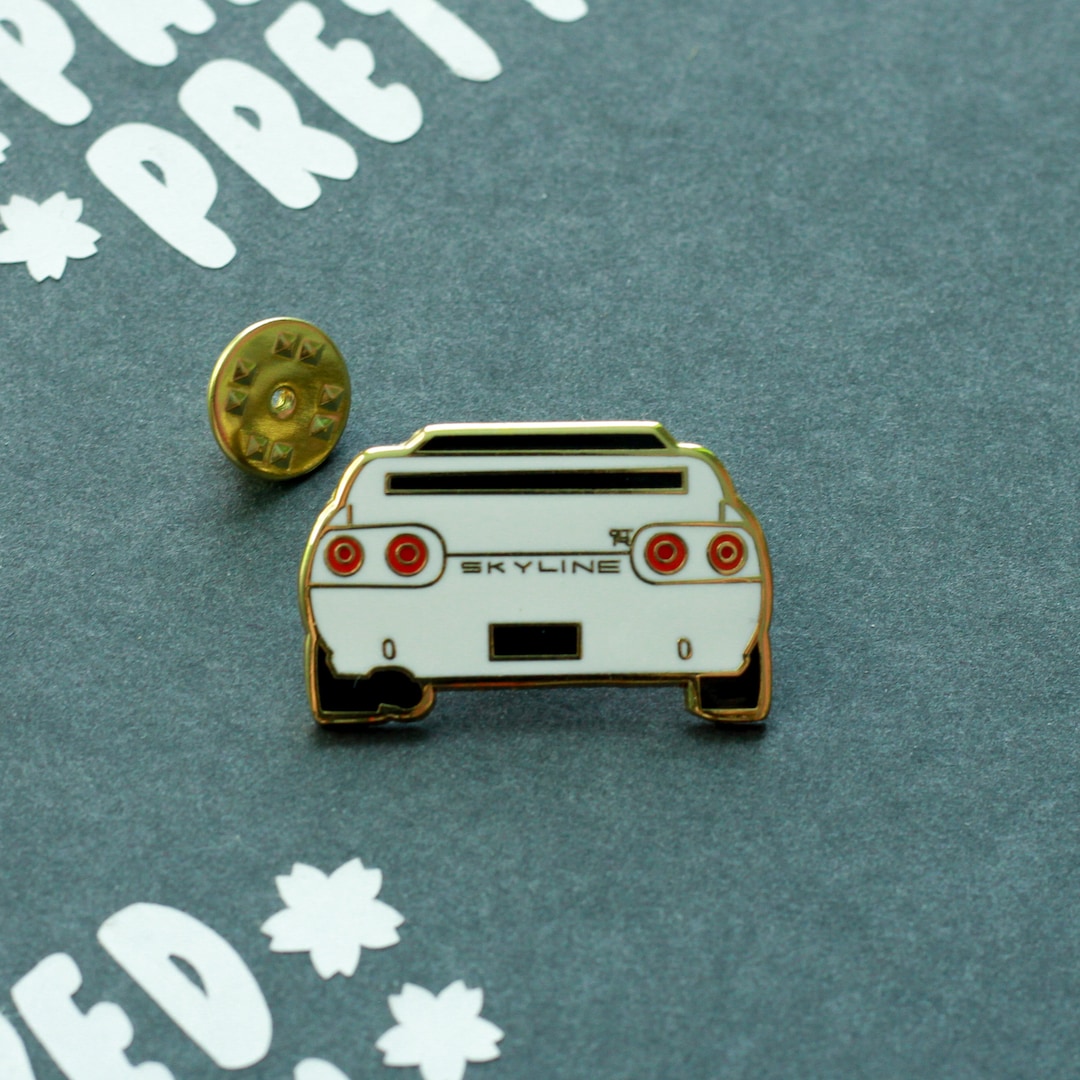 R32 GTR Nissan Skyline JDM Car Pin Automotive Enamel Pins - Etsy