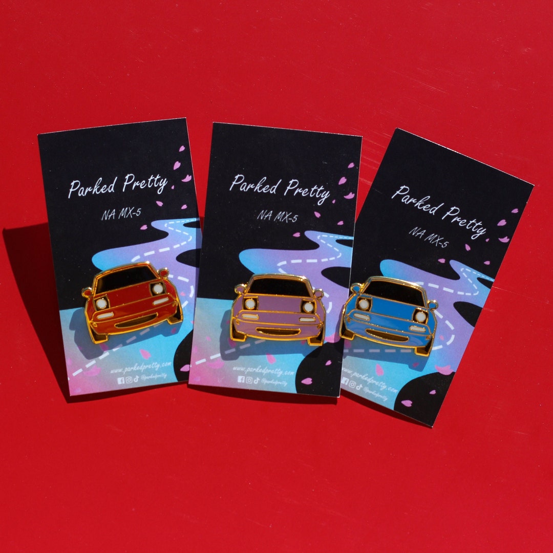 NA Miata JDM Car Pin | MX5 Roadster | Automotive Enamel Pins Brooch ...