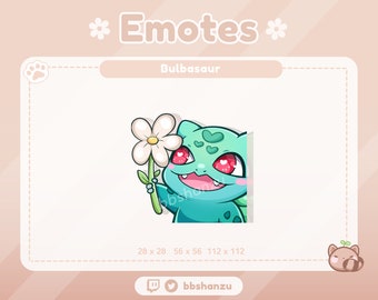 Twitch / Discord Animated Emote / Angry / Bulbasaur Pokemon / Gun - Etsy