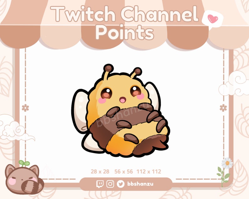 Honey Bee Twitch Channel Points Twitch Discord Icon Twitch - Etsy