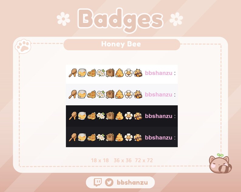 Honey Bee Twitch Channel Points | Twitch Discord Icon | Twitch Graphics ...
