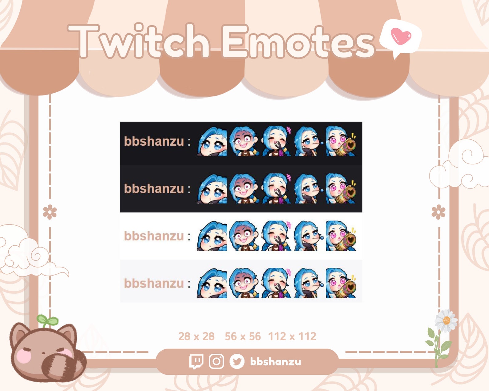 Laughing ARCANE JINX League of Legends Twitch Discord Emotes - Etsy