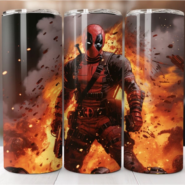 Deadpool Tumbler - Etsy