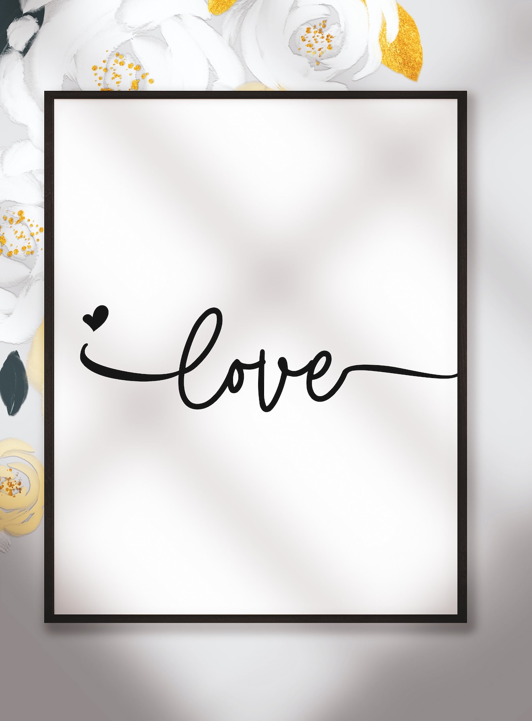 Love Wall Art Love Print Love Poster Love Wall Decor Love - Etsy