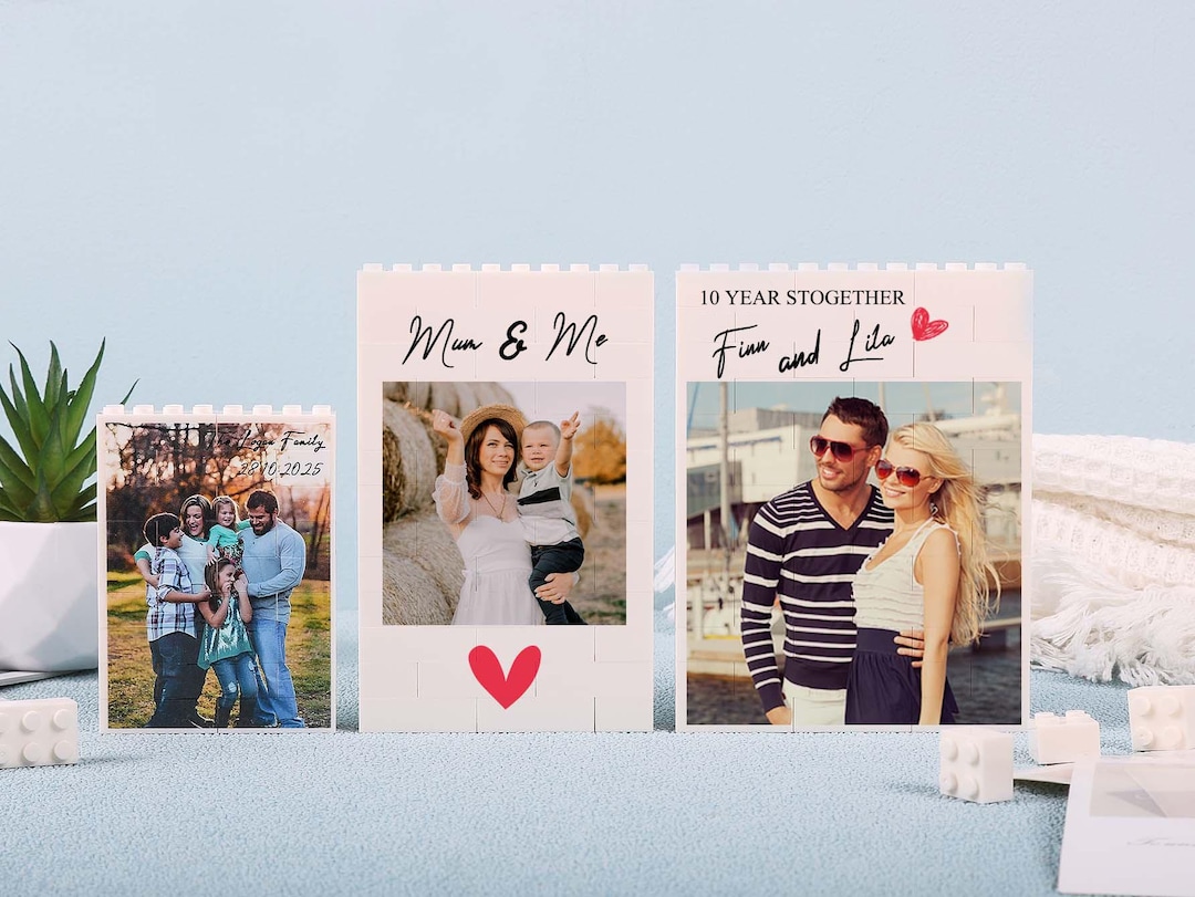 Personalized Photo Bricks Puzzle: Custom Gift for Couples,boyfriend ...
